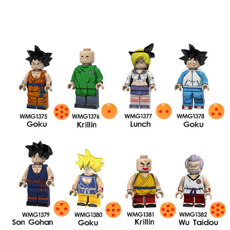 Building Block Minifigure Dragon Ball Super Series Sun Wukong Vegeta ...