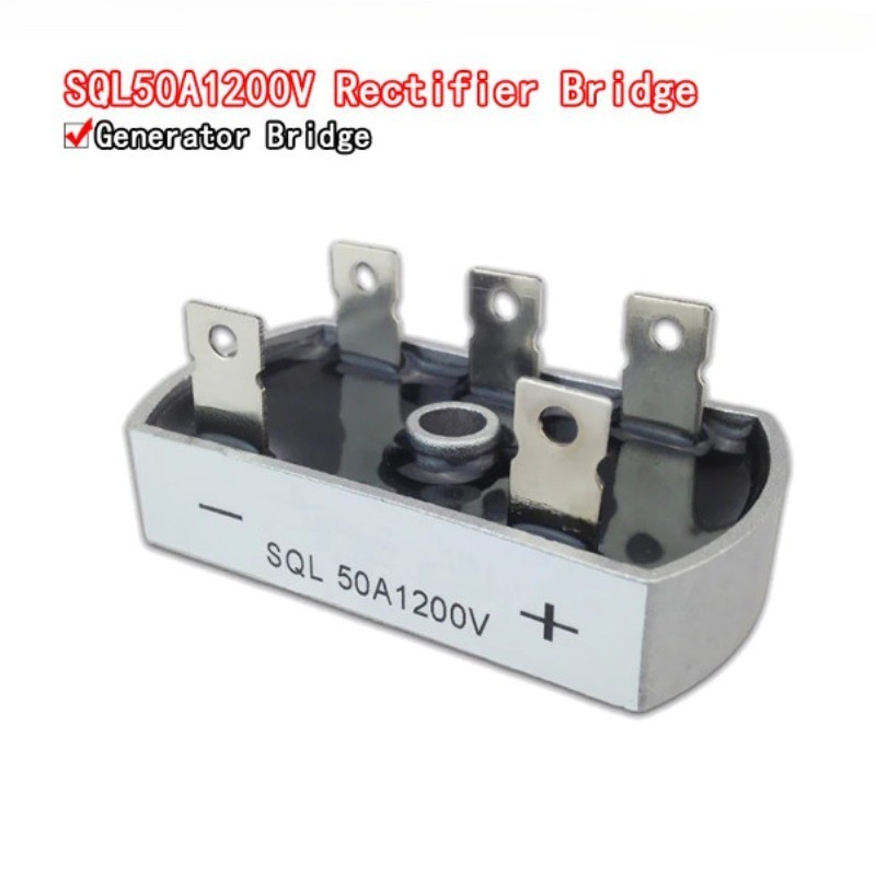 SQL50A Module 50A 1200V Aluminum Metal Case 3 Phase Diode Bridge ...