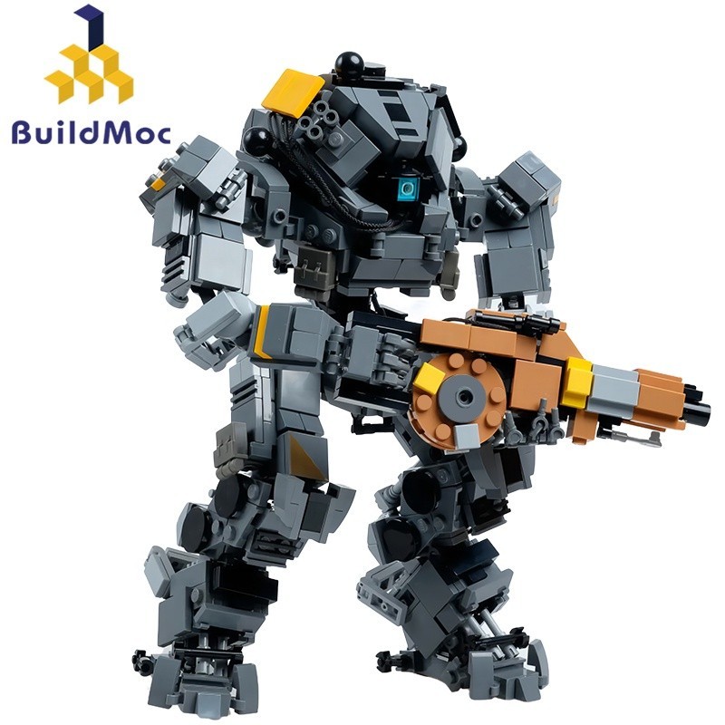 Buildmoc Titanfall Ion Titan mech robot Model building blocks 888PCS ...