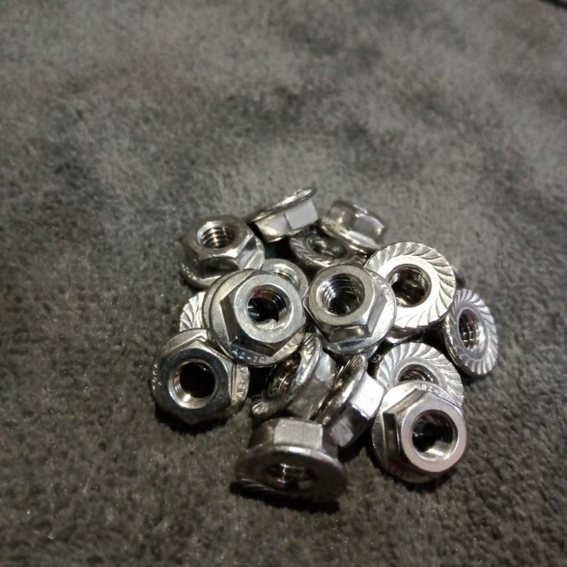 M10 nuts, 14 stainless steel bolt nuts, Custom Handmade Lathe | Shopee ...