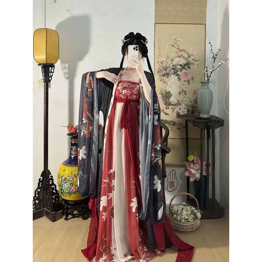 Large Size 4XL Chinese Hanfu Dress Women Cosplay Costume Ancient Tang ...