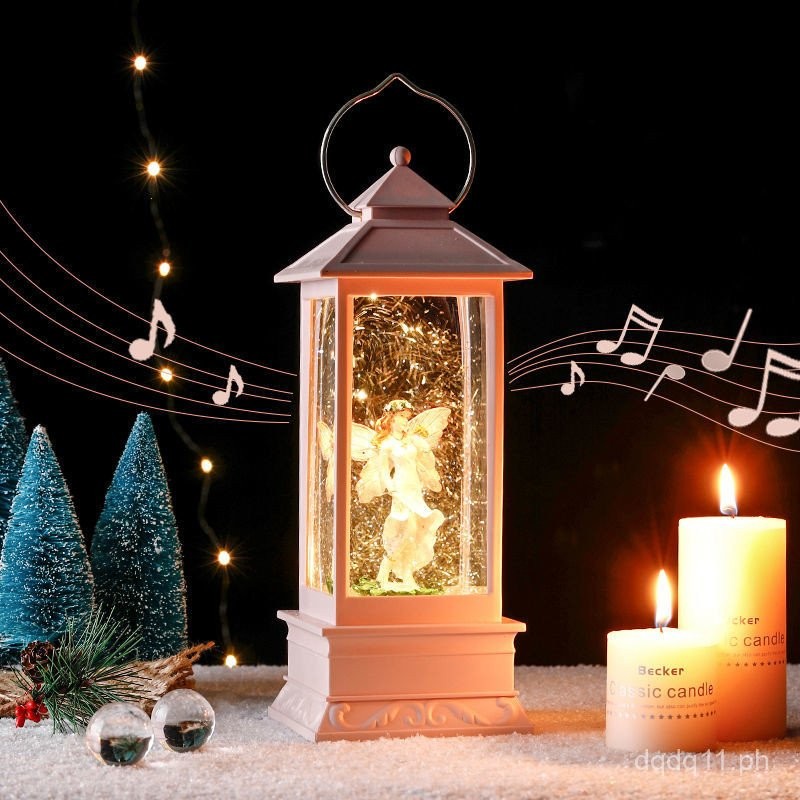 Crystal Ball Music Box Eight-Tone Box Automatic Snowfall Birthday Gift ...