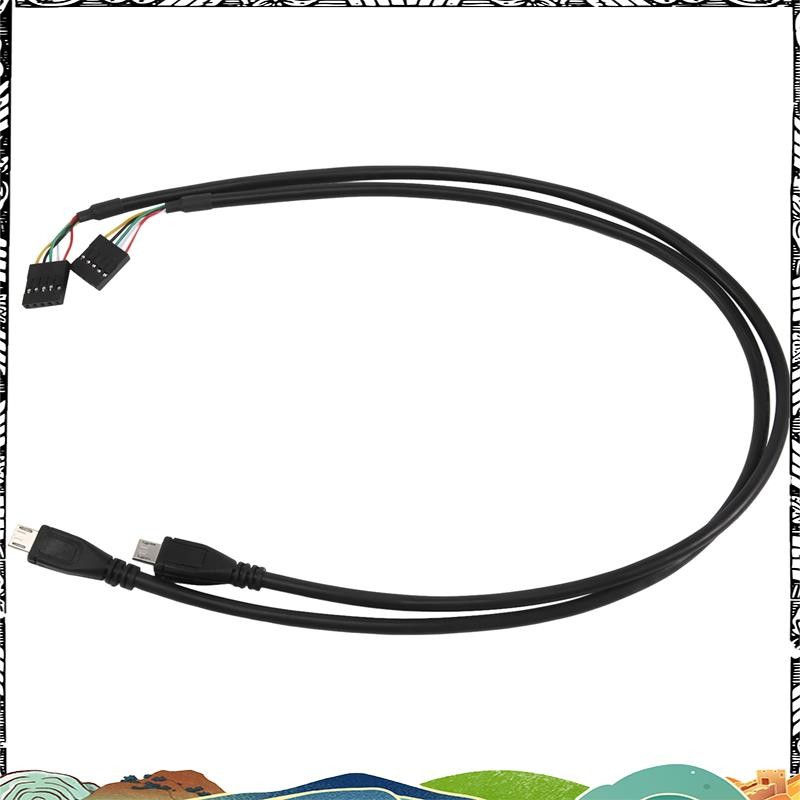 jduefheu25 (2-Pack) 50CM 5 Pin Motherboard Female Header to Micro-USB ...
