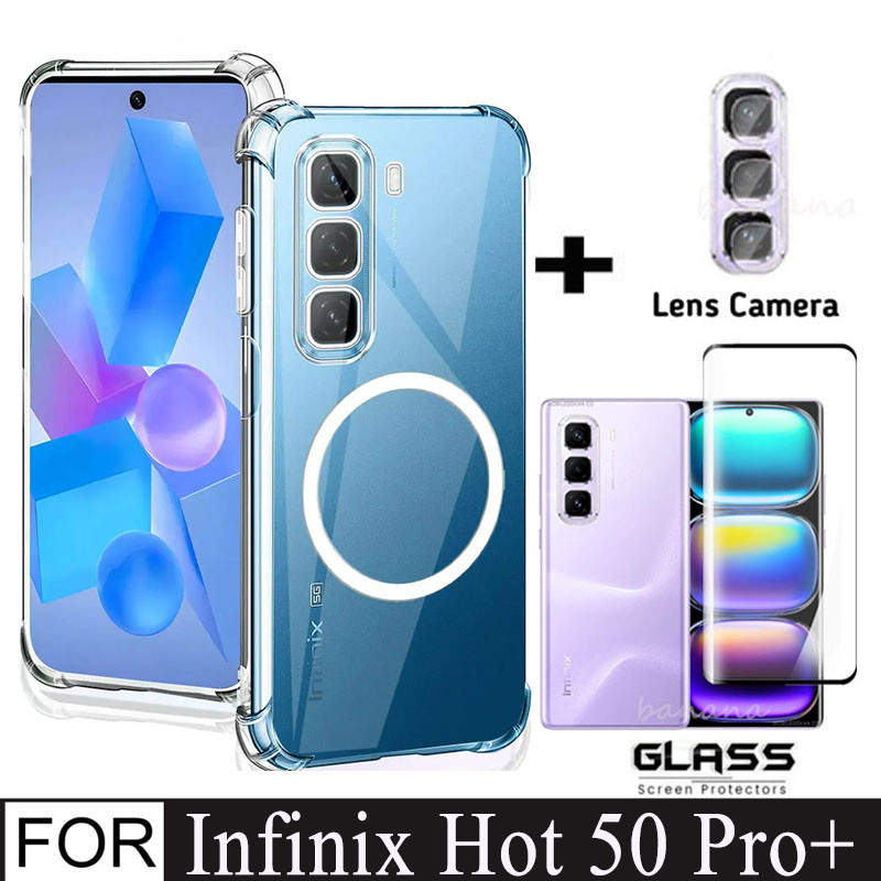 Infinix Hot 50 Pro+ Magnetic Shockproof Phone Case for Infinix Hot 50 ...