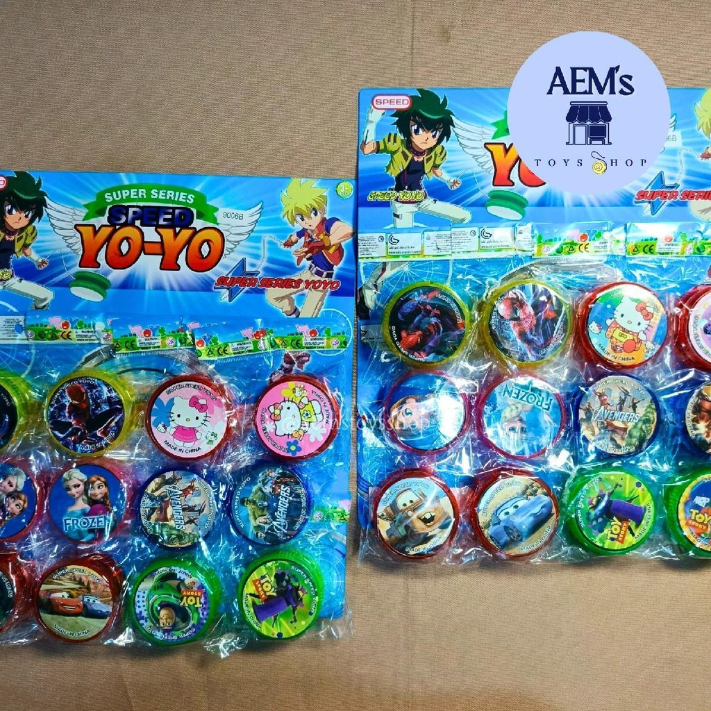 Super Series Speed Yo-yo (Yoyo Toy) with Light - 1 bundle x 12pcs ...