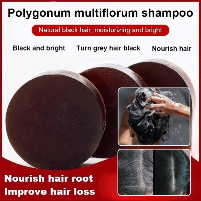 Natural Ginseng and Polygonum Multiflorum Shampoo Bar Herbal Extracts ...