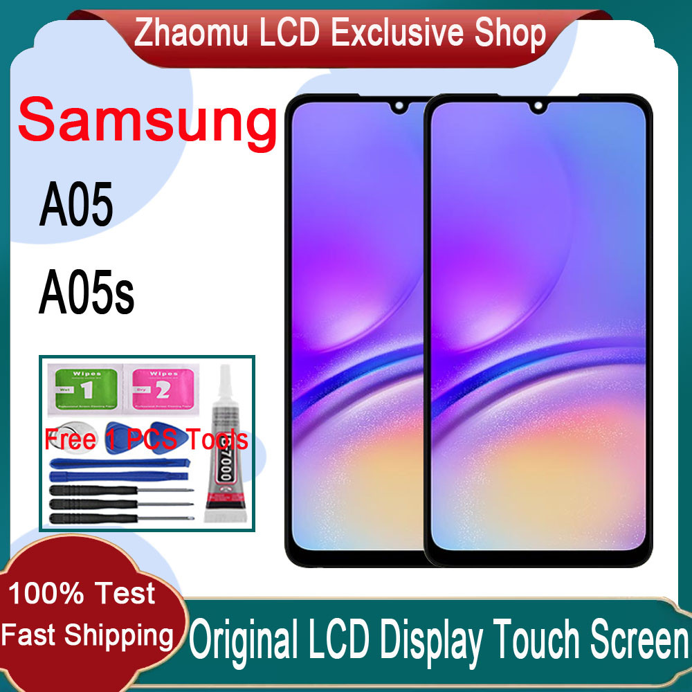 For Samsung Galaxy A05 A05s LCD Display Touch Screen Replacement ...