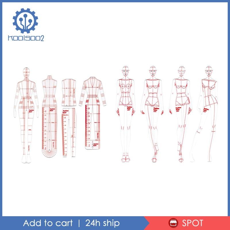 [Koolsoo2] Clothing Design Ruler Design Dressmaking Models Templates ...