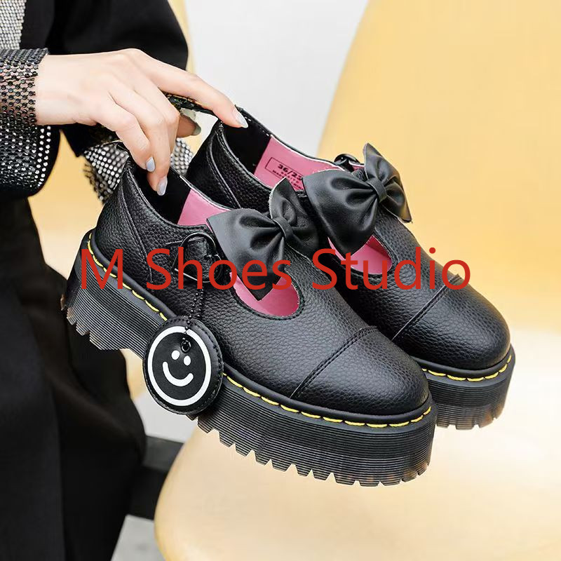 M Shoes Studio Fashion Leather Flatform Slip Ons & Mules Comfort ...