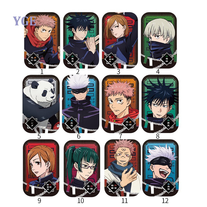 Anime Jujutsu Kaisen Double Sided Cartoon Character Gojo Megumi Nobara ...