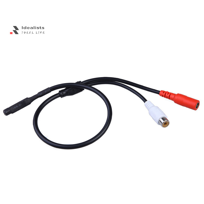Idealist Mic Audio Mini Hidden Microphone Wire for CCTV Security ...