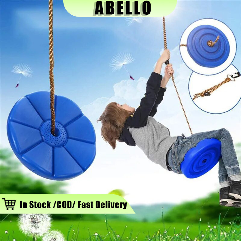 Tree Swing Kids Tree Swing Climbing Rope with Platforms Disc Seat Swing Set Accessories Swing ...