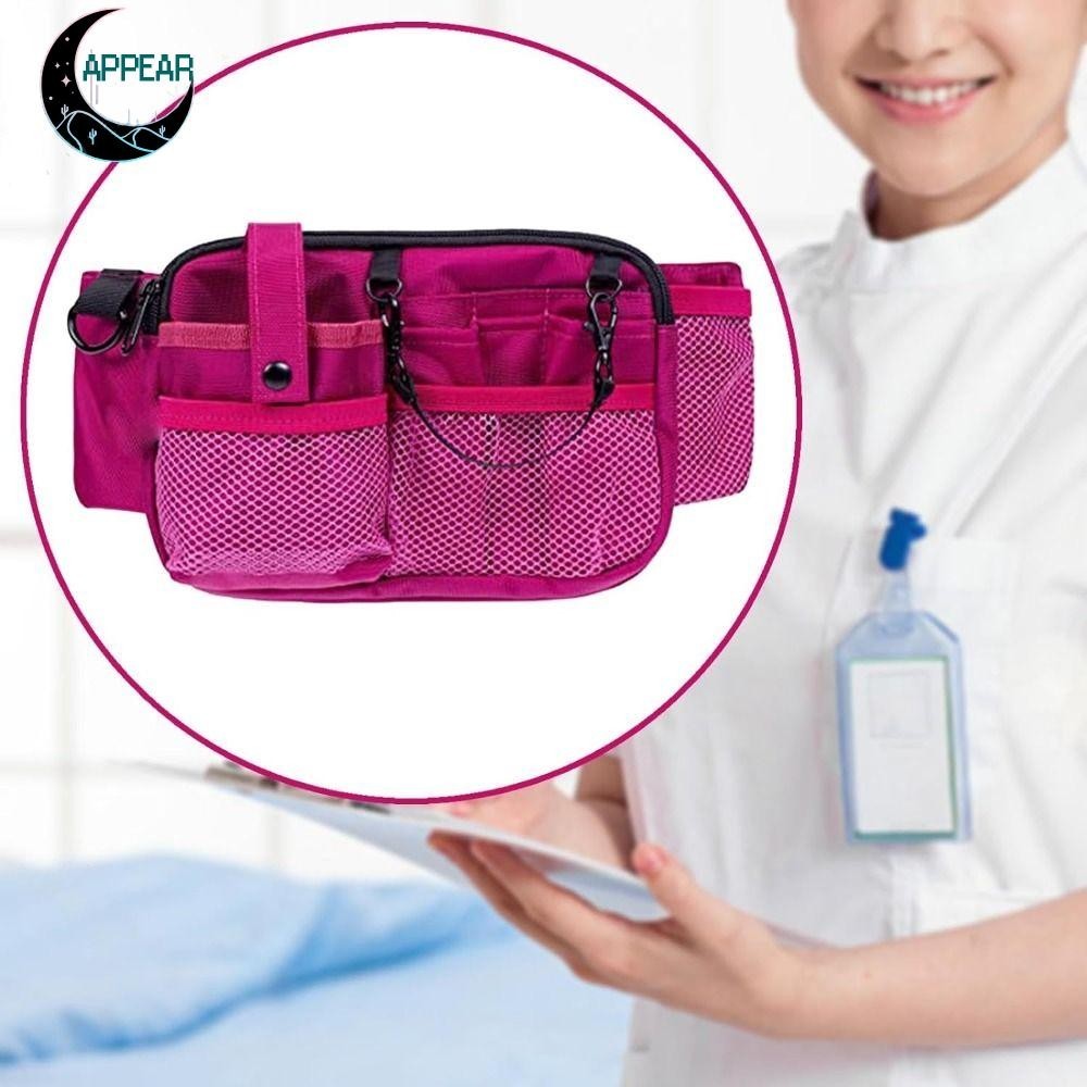 APPEAR Nursing Bag, Large Capacity Polyester Nurse Fanny Pack ...