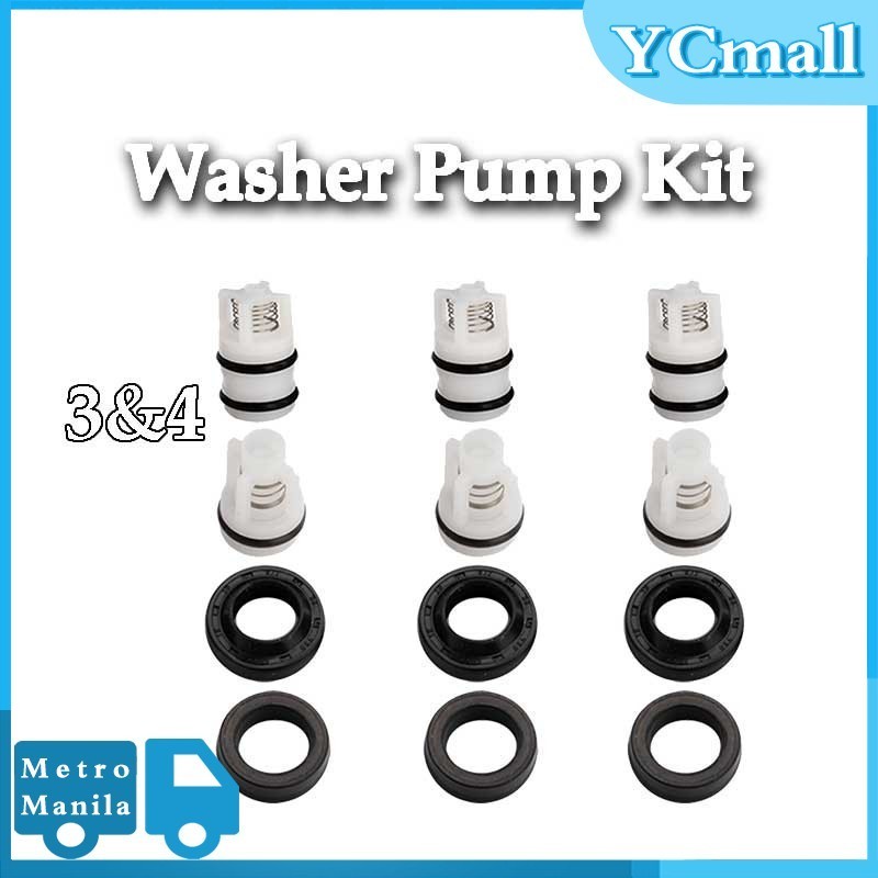 Car Seal Oil Check Valves Repair Kit High Pressure Pump Washer Head ...