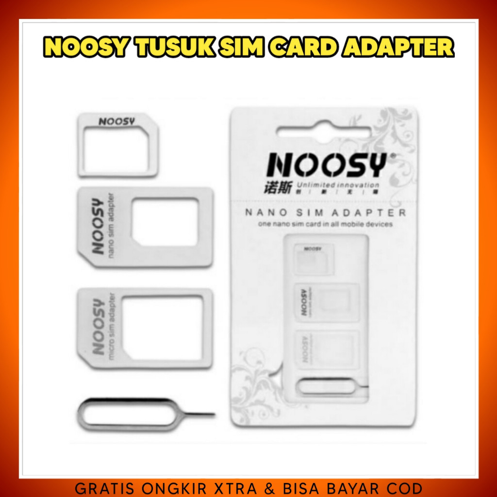 Suara - NOSSY ADAPTER NANO MICRO STANDART SIM CARD WITH ADDITIONAL SIM ...