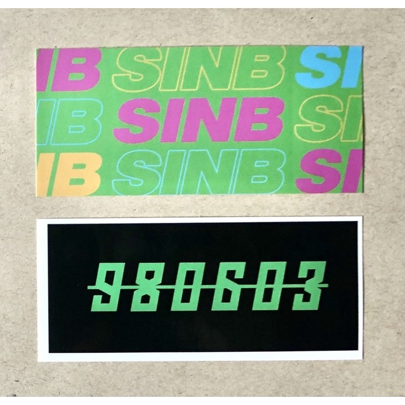 GFriend - Start & End Fansite Birthday Stickers (Eunha, SinB) | Shopee ...