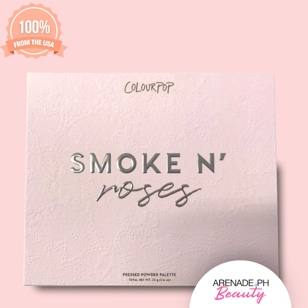 ColourPop Smoke N' Roses Pressed Powder Palette 1.16 Oz (33g) | Shopee ...