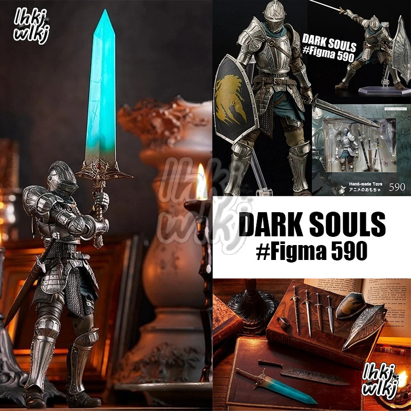 Figma DARK SOULS Action Figure Black Knight Figma 590 Model Toy ...