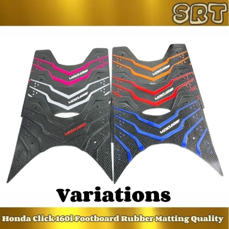 Matting Honda Click 125/150 Footboard rubber matting Premium Quality ...