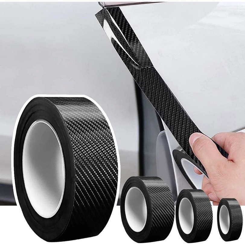 Universal Car Side Mirror Protector Strip Film Tape/Car 3D Carbon Fiber ...