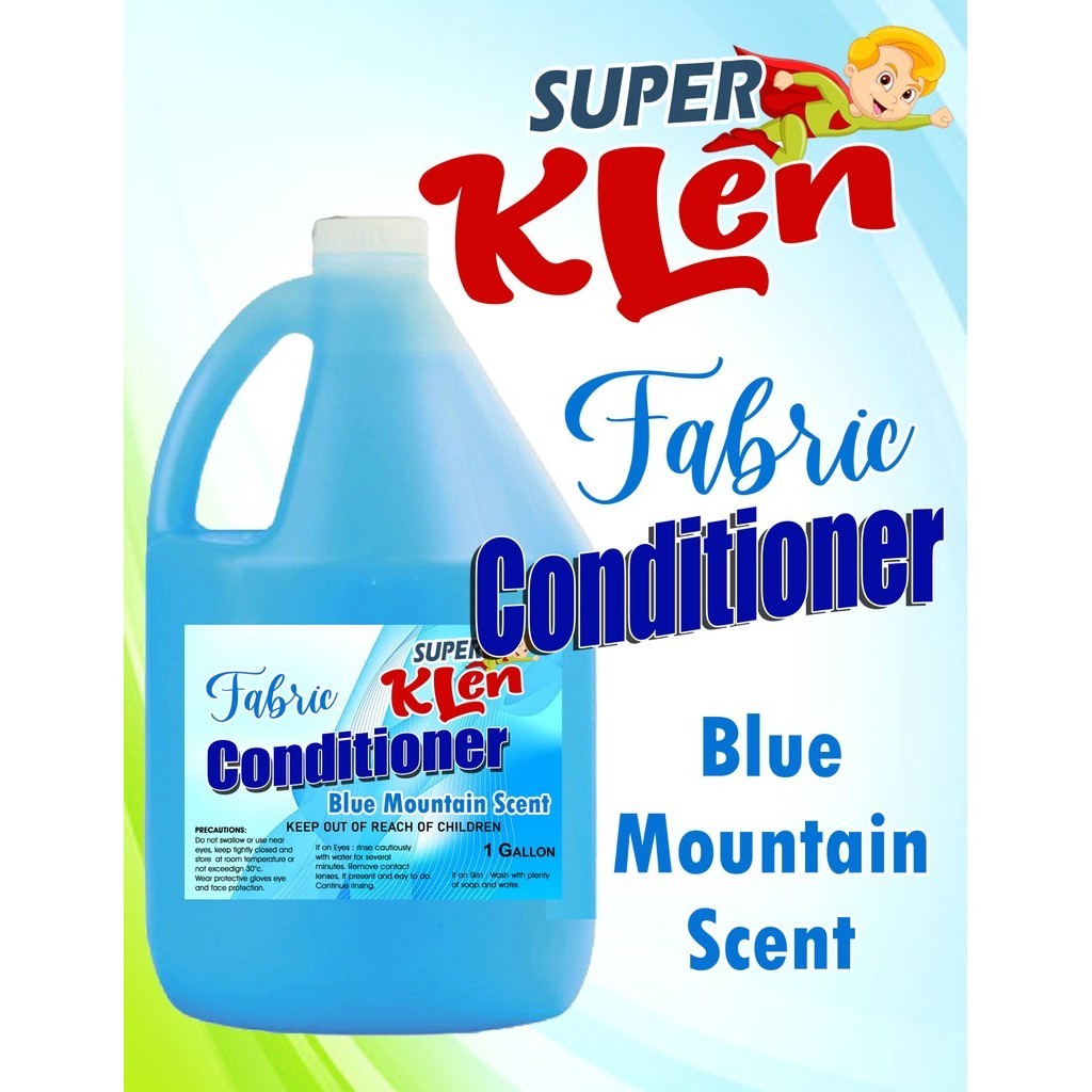 FABRIC SOFTENER AND CONDITIONER BLUE MOUNTAIN SCENT 1 GALLON FABCON ...