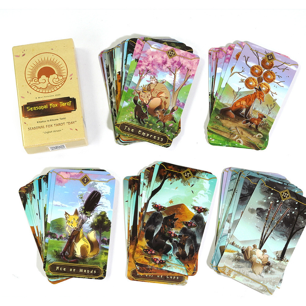 Unlock Your Inner Wisdom with The Seasonal Fox Tarot Night Deck - Anime ...