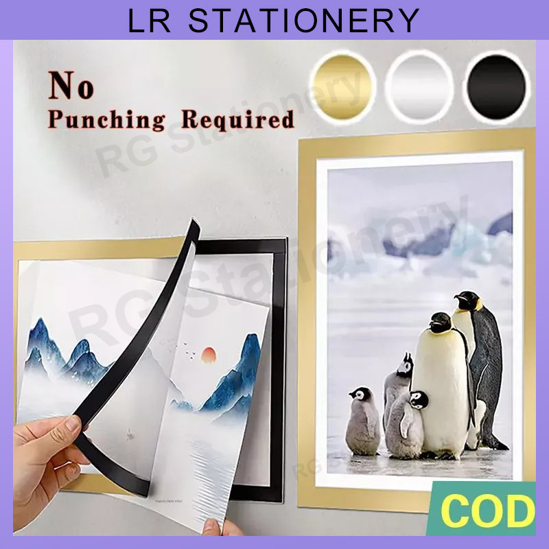 【All Size】Magnetic Picture Frame Photo Certificate Framework Wall ...