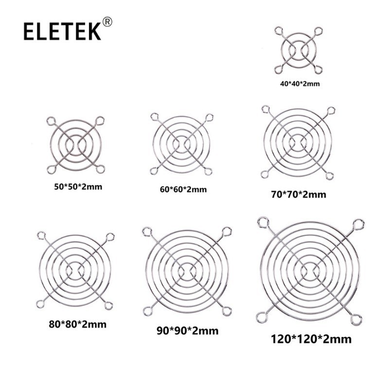 Cooling Fan Guard Metal Grill Computer Cover Fan Grill 40mm 60mm 80mm ...