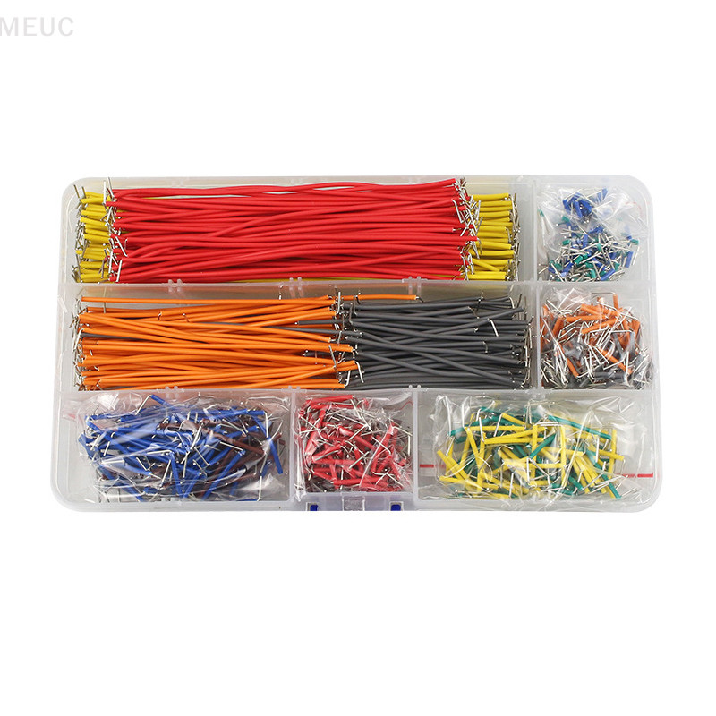 Meuctiffy 140/350/560/Pcs U Shape Solderless Breadboard Jumper Cable ...