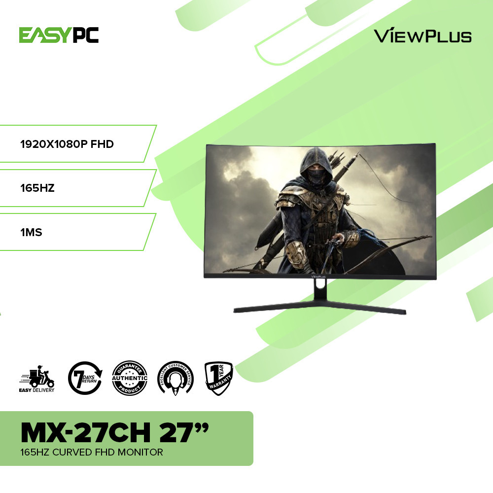 EasyPC| Viewplus MX-24CH/ mX-27CH/ MX-32CH Curved gaming monitor| 24 / ...