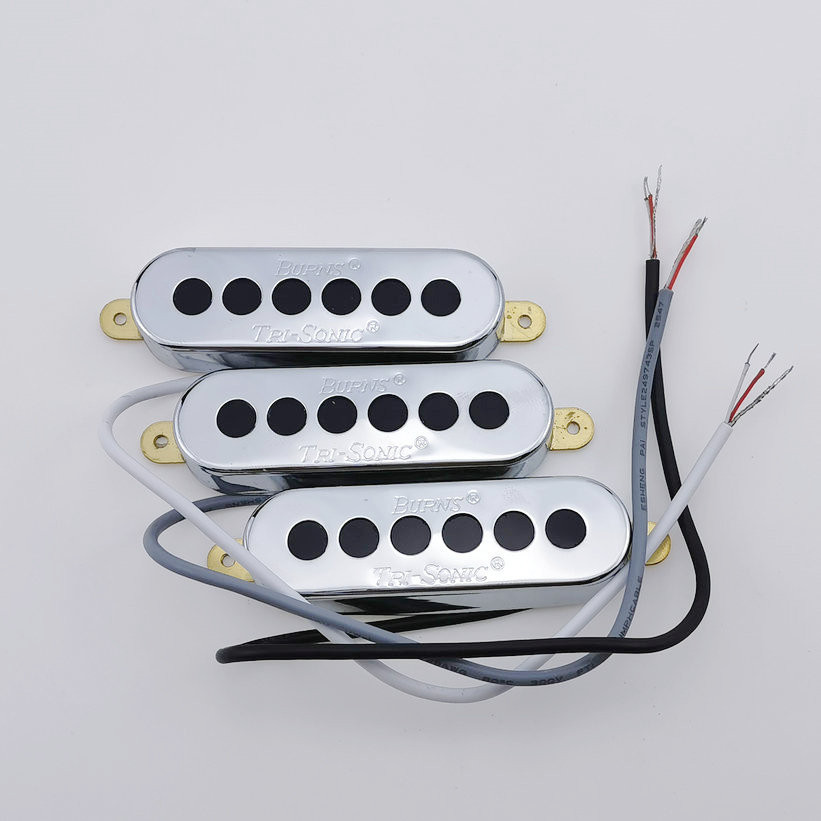 Burns TRI-SONIC SSS Single Coil Alnico Pickups 1 Set ( 3 Pieces ) For ...