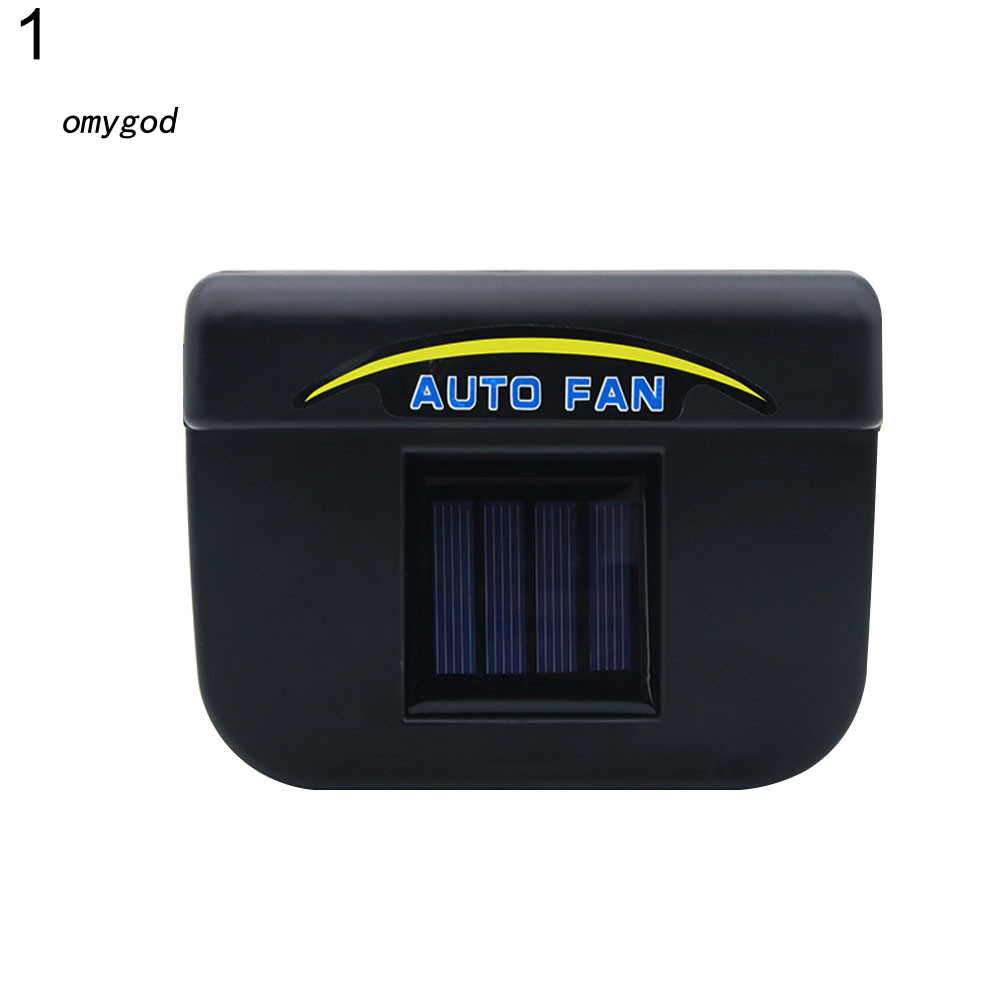 OMG Car Vehicle Window Solar Powered Exhaust Fan Cooler Auto ...