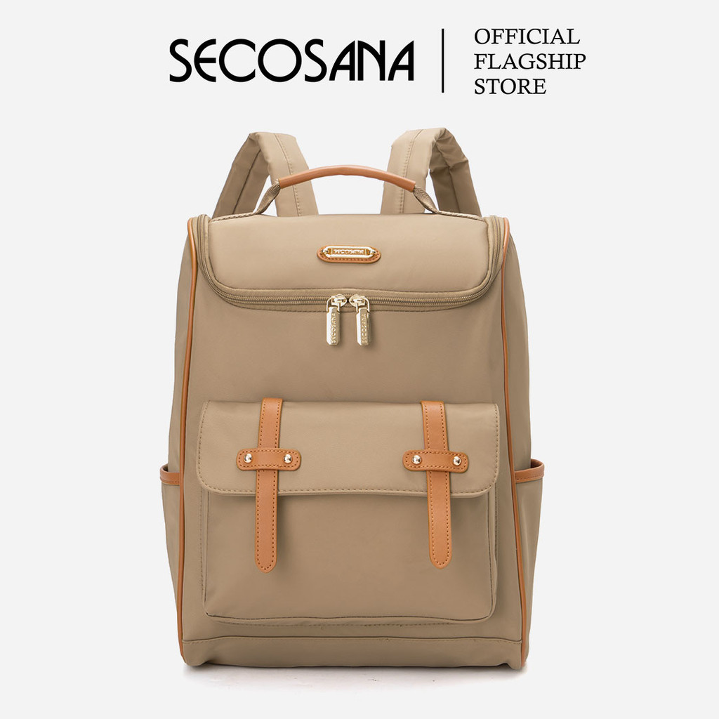 SECOSANA Alleli Plain Laptop Backpack | Shopee Philippines