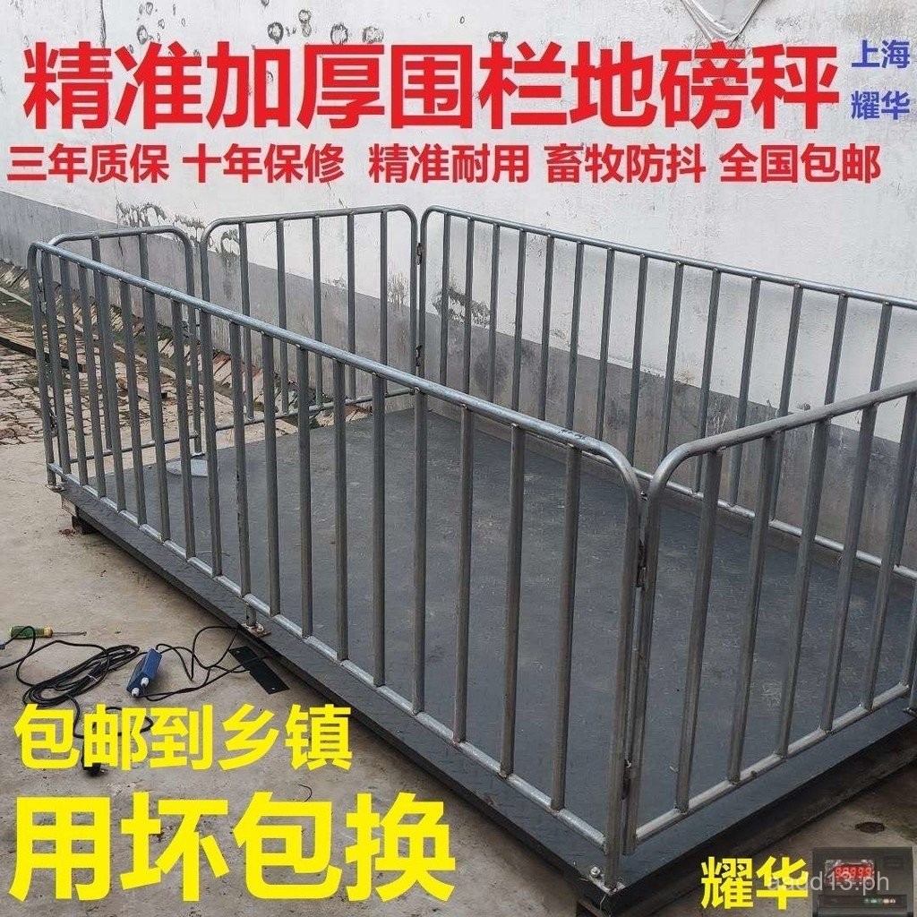 Free Shipping Electronic Floor Scale for Weighing Pigs and Cows ...