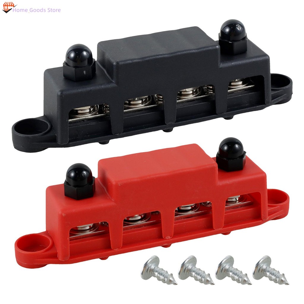 Power Distribution Block 250A 48V DC Bus Bar Battery Power Distribution ...