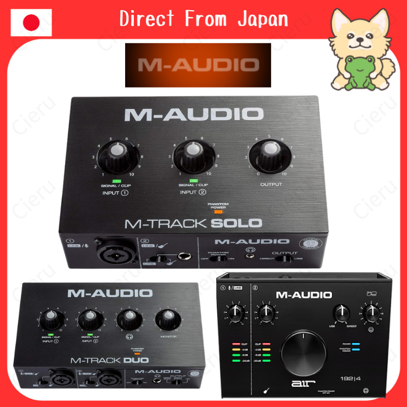 M-Audio Interface for Recording PC USB M-Track Duo / M-Track Solo / AIR ...