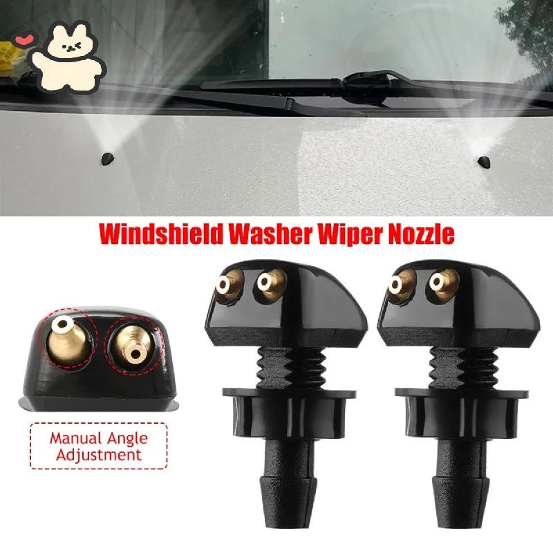 Universal Front Windshield Washer Wiper Nozzle Sprayer Sprinkler Water ...