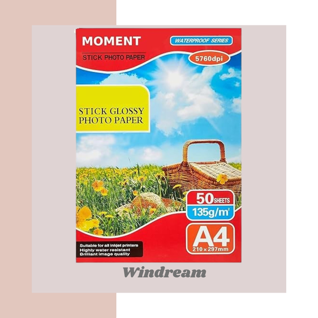 JoJo Stick Glossy Photo Paper 135gsm | Shopee Philippines
