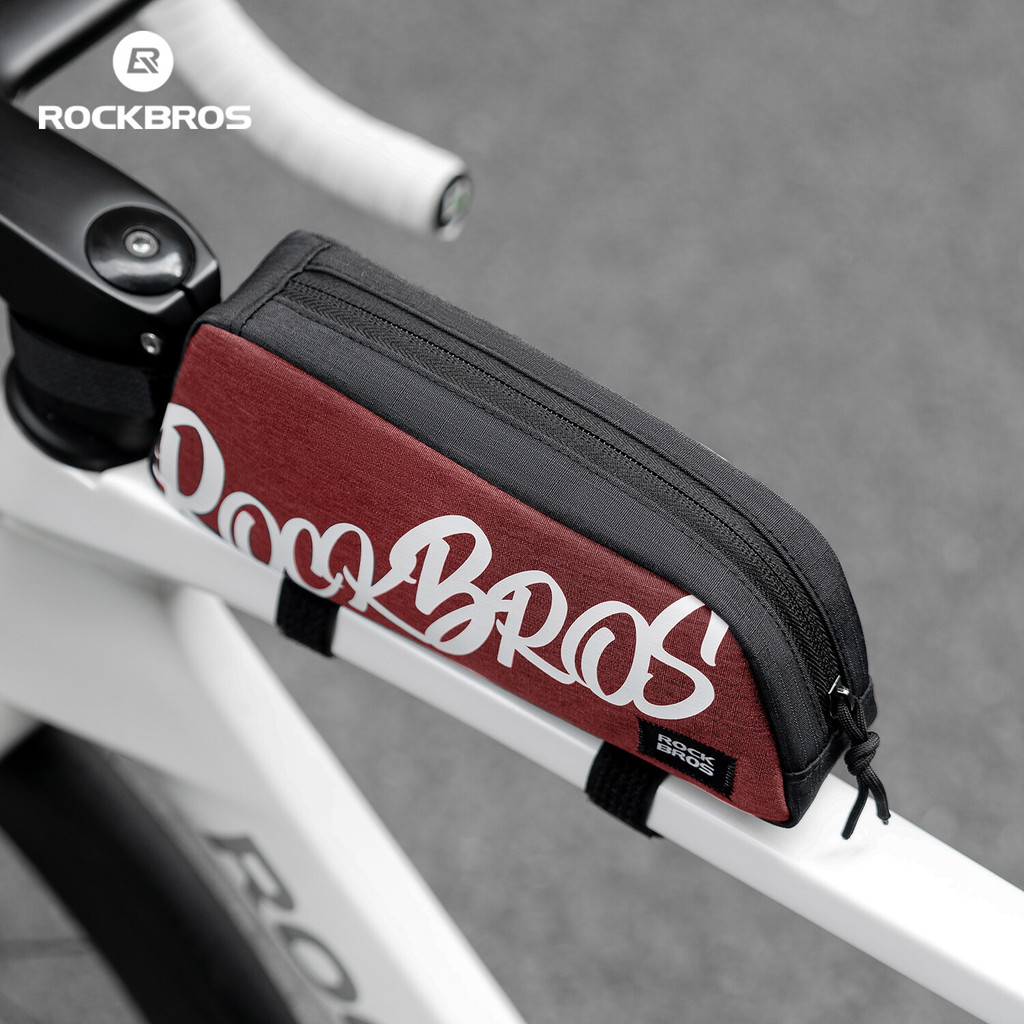 ROCKBROS Bicycle Top Tube Bag Compact Lightweight Bike Front Frame Bag ...