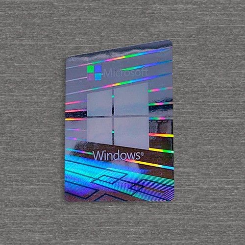 Stickers Original Authentic windows System Certification Laser Anti ...