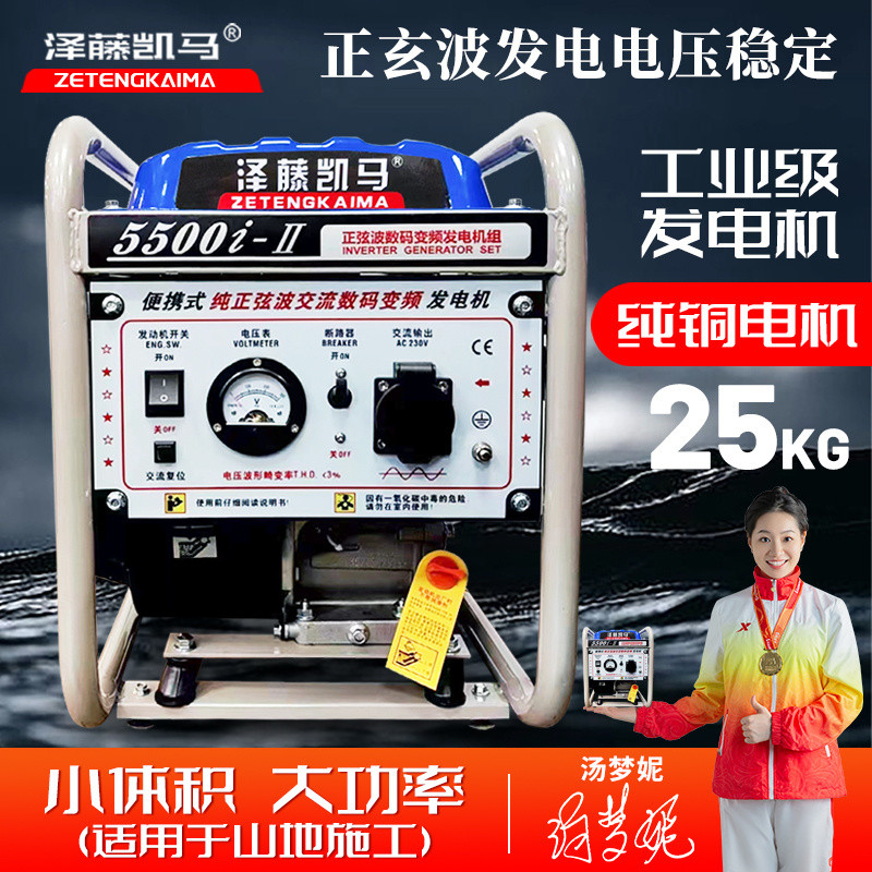 Household Gasoline Generator Small High Power220V Portable Inverter ...