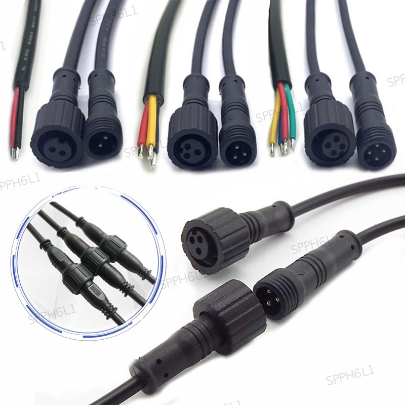 2Pin 3Pin 4Pin 24AWG 3A Cable Wire Plug for LED Light Strips Male Plug ...