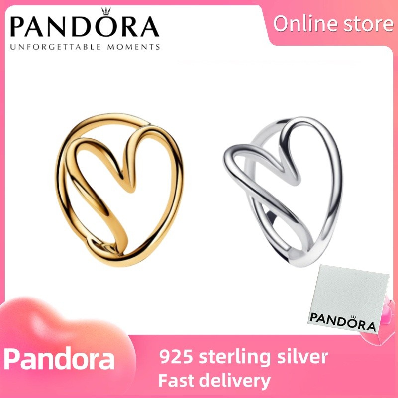 100% authentic S925 sterling silver [193288C00] Organically Shaped ...