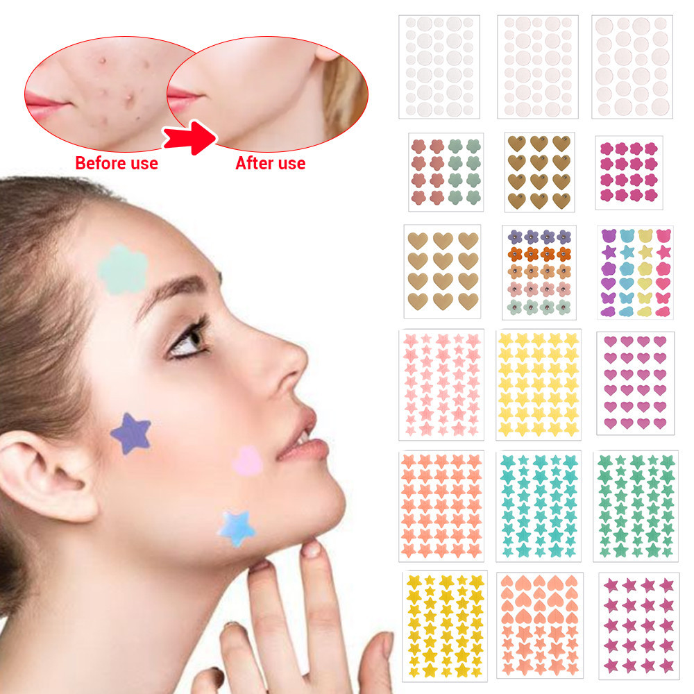 40PCS Acne Removal Pimple Patch Colorful Cute Face Spot Stickers ...