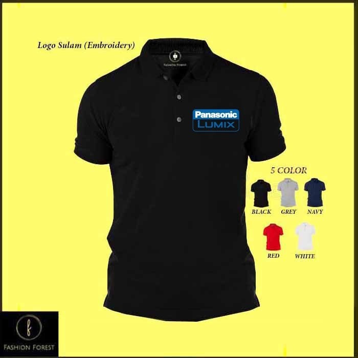 Microfiber Quick dry Jersi Jersey Polo T Shirt Logo Sulam Embroidery ...