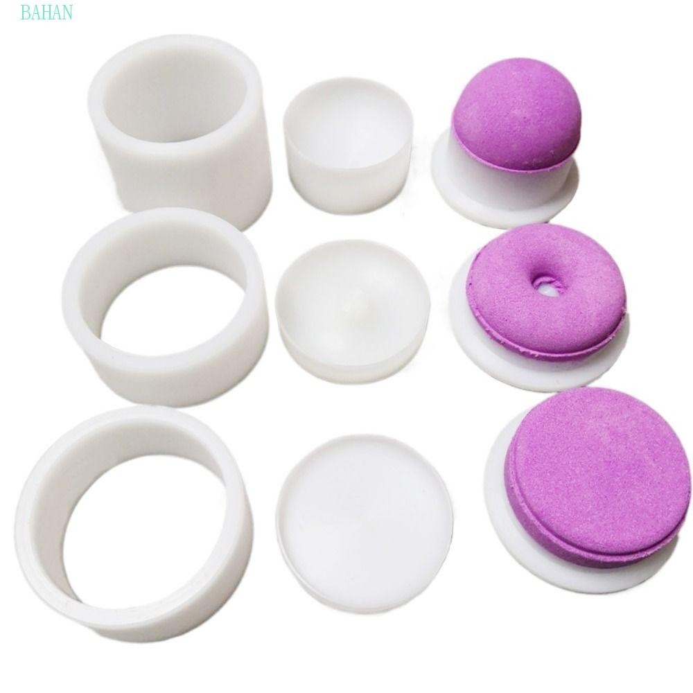 BAHAN Shampoo Press Bar Mold, Plastic Round Bath Bomb Soap Mold ...