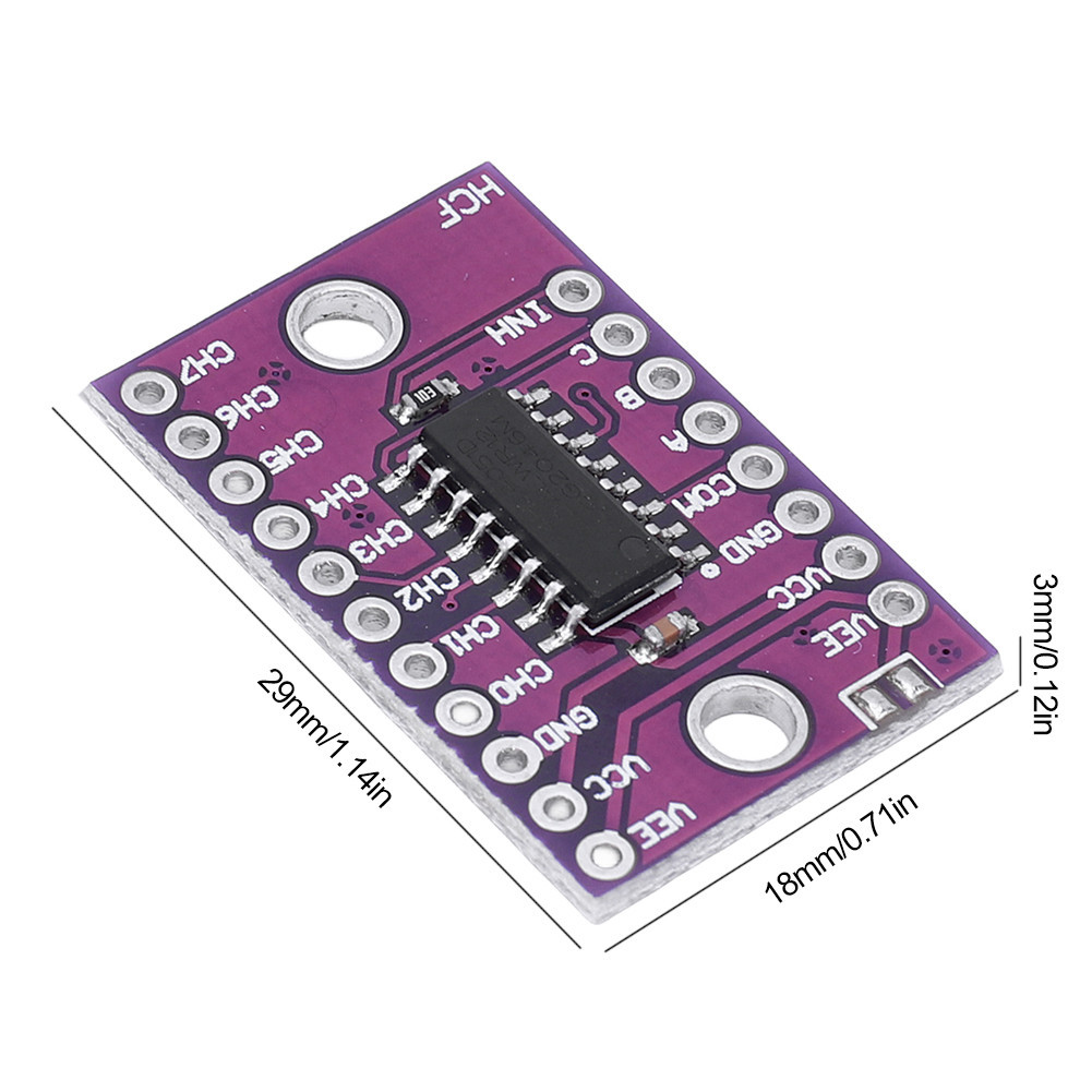 74HC4051 CD4051 Single 8-Channel Analog Multiplexer Selector Module for Arduino | Shopee Philippines