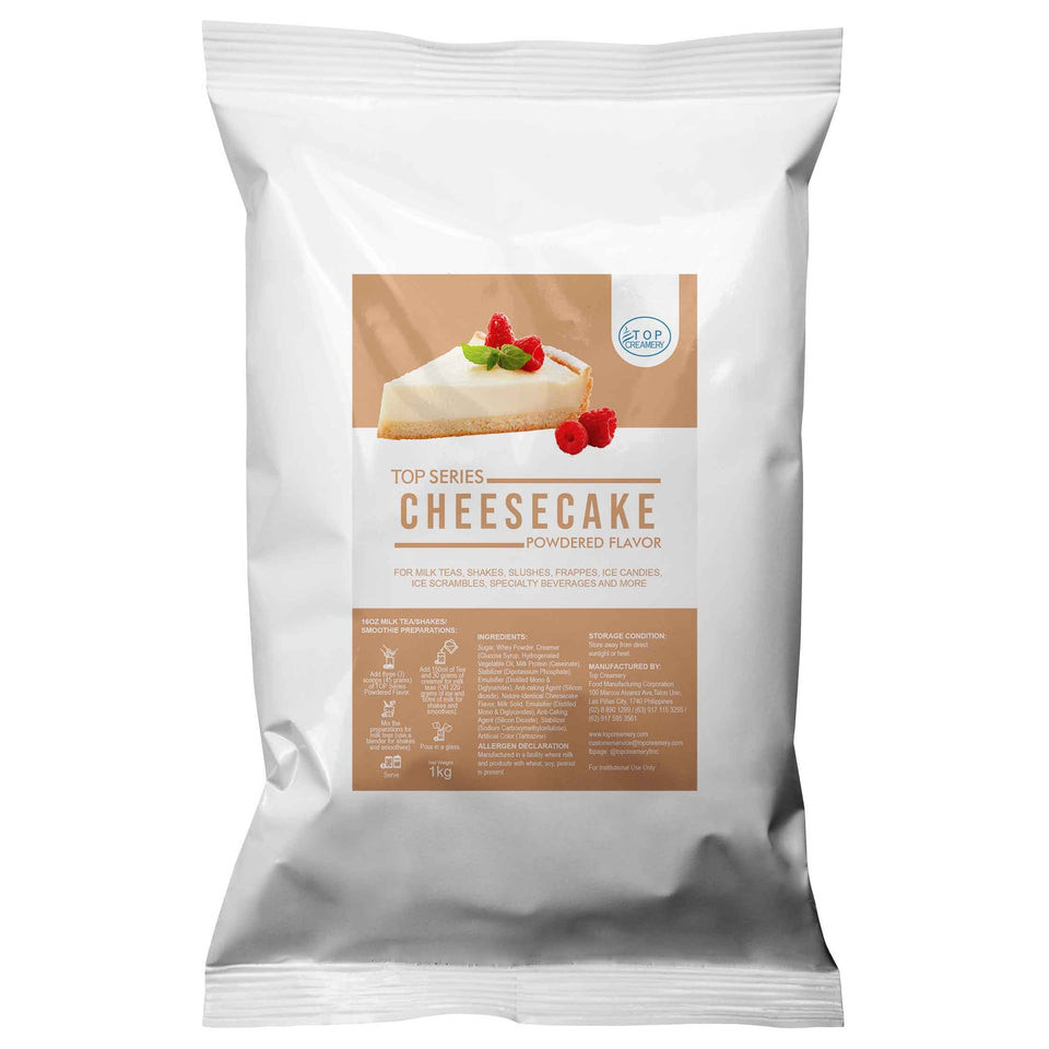 Top Creamery Cheesecake Powder Flavor 1kg | Shopee Philippines