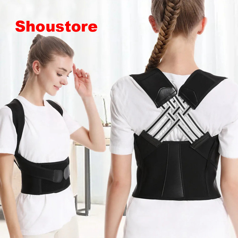 Adjustable Back Posture Corrector Lumbar Spine Support Steel Plate ...