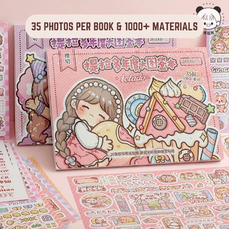 Cute Sticker Telado Stickers Kawaii Complete Sticker Book Cute Stickers ...